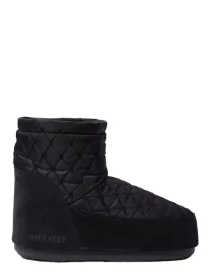 Moon Boot Icon Low Quilted Snow Boots - Black