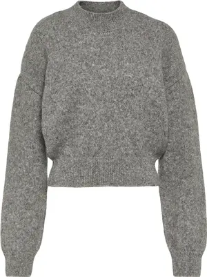 Jacquemus La Maille Alpaca-blend Sweater - Grey
