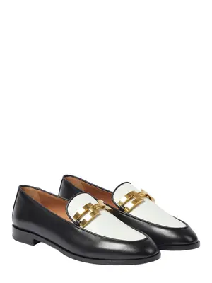 AQUAZZURA Brandi Leather Loafers - Multicoloured