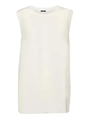 JOSEPH Silk Crêpe Top - White