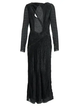 Isabel Marant Sabrina Silk-blend Midi Dress - Black