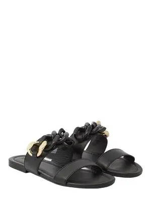 See By Chloé Lynette Leather Sandals - Black