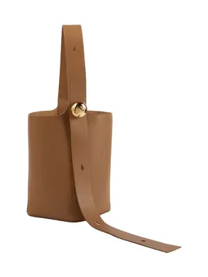 Loewe Pebble Medium Bucket Bag - Brown