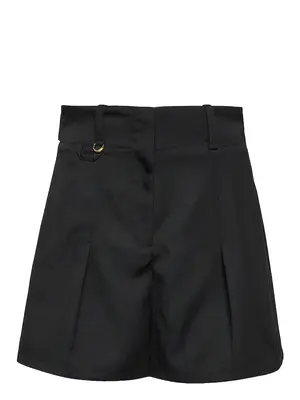 JACQUEMUS Le Short Bari Pleated Wool Shorts