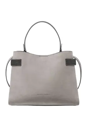 Brunello Cucinelli Brunello Cucinelli Essence Tote Bag Grey