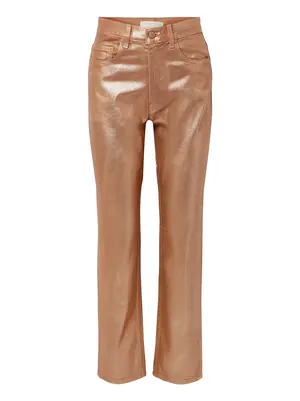 Ulla Johnson The Agnes High-rise Jeans - Rose Gold