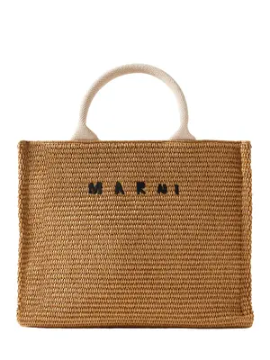 Marni Basket Small Tote - Neutrals