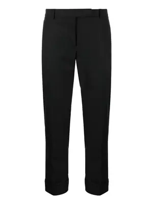 Thom Browne Cropped Tailored Trousers - Black