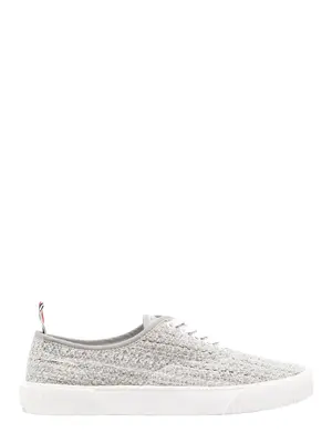 Thom Browne Heritage Tweed Sneakers - Grey