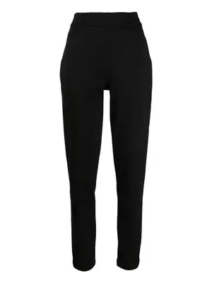 Emporio Armani Logo Appliqué Track Pants - Black