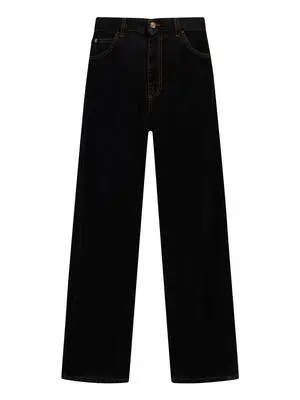 Marni Straight-leg Cotton Jeans - Black