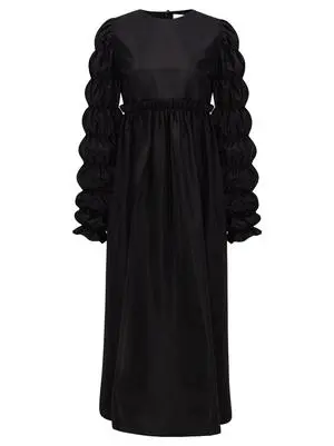 Sleeper Panelled Midi Dress - Black
