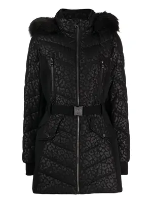 MICHAEL KORS MICHAEL Michael Kors Leopard-Print Puffer Coat