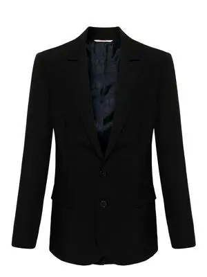 Valentino Garavani Single-breasted Wool Blazer - Black