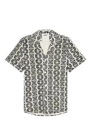 Oas Hypnotise Cuba Net Shirt - Black
