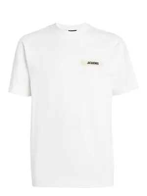 Jacquemus Grosgrain Logo T-shirt White