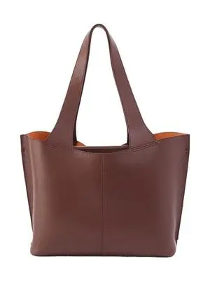 Hobo HOBO Vida Leather Tote Chocolate Yam