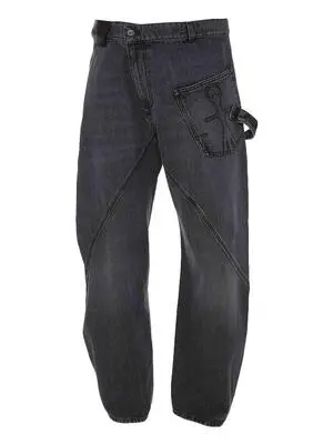 JW Anderson Twisted Workwear Jeans - Grey