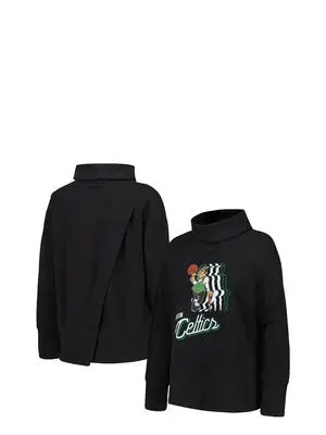 LEVELWEAR Boston Celtics Sunset Pullover Sweatshirt - Black
