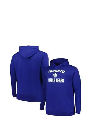 Profile Toronto Maple Leafs Arch Over Logo Pullover Hoodie - Blue