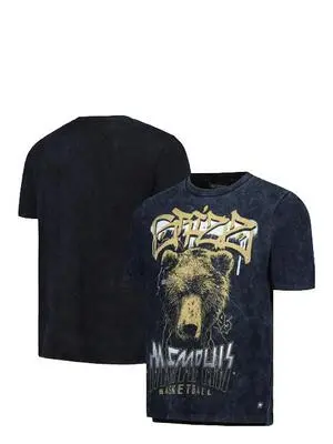 THE WILD COLLECTIVE Memphis Grizzlies Bear Graphic T-shirt - Black