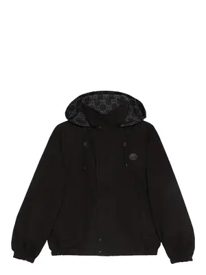 Gucci Reversible Gg Ripstop Nylon Jacket - Black