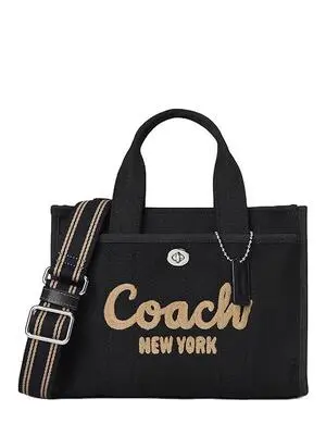 COACH Canvas Cargo Tote - Black