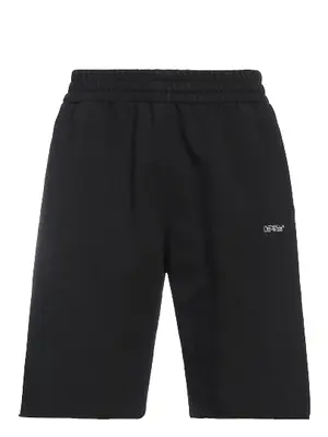 OFF-WHITE™ Cotton-Blend Bermuda Shorts Black