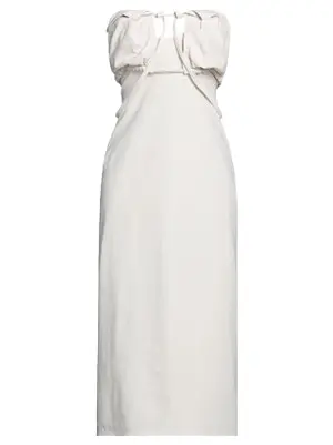 Jacquemus Midi Flared Dress - Ivory