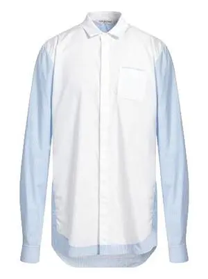NEIL BARRETT Man Shirt Sky Blue Size M Cotton