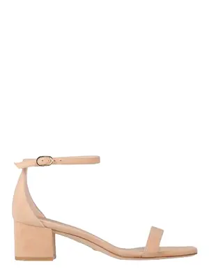 STUART WEITZMAN Ankle Strap Sandals - Beige