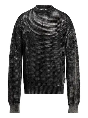 MSGM Cotton Sweater - Black