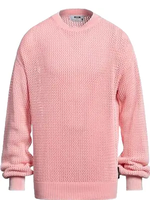 MSGM Cotton Sweater - Pink