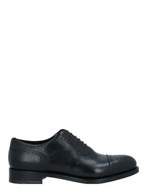 Santoni Lace-up Oxford Shoes - Black