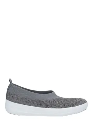 Fitflop Sporty Knitted Ballet Flats Grey