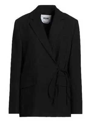 MSGM MSGM Double-Breasted Blazer Black