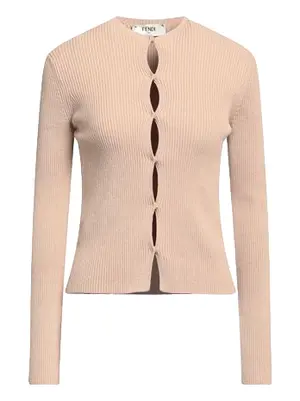 Fendi Knitted Cardigan - Beige