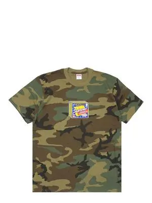 Supreme Cheese Tee 'woodland Camo' Multicolor