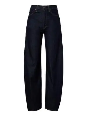 AGOLDE Luna High-rise Barrel-leg Jeans - Blue