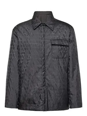 Valentino Garavani Toile Iconographe Reversible Jacket - Black