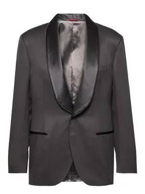 Brunello Cucinelli Single-breasted Silk Tuxedo Jacket - Black