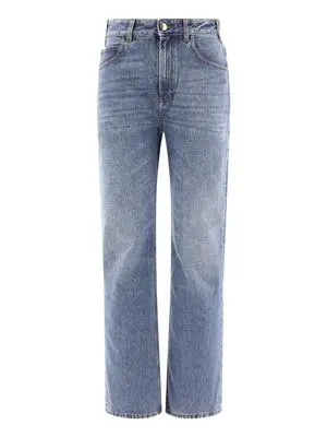 Chloé Flare Boyfriend Jeans - Light Blue
