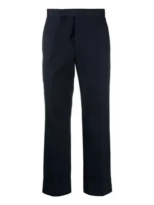 Thom Browne Tailored Cropped Trousers - Blue