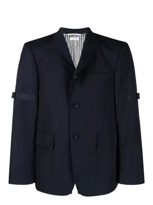 Thom Browne Single-breasted Blazer - Blue