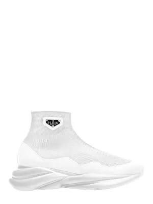 Philipp Plein Skywalker Logo-appliqué Sneakers - White