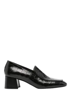 TOTEME Block-heel Loafers - Black