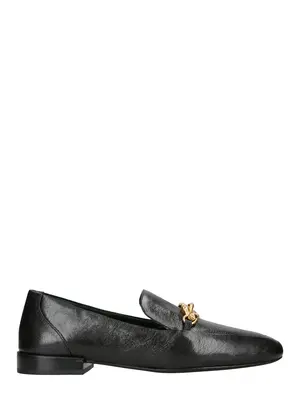 Tory Burch Leather Jessa Loafers - Black