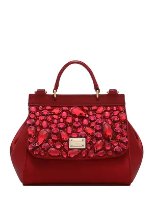 Dolce & Gabbana Mini Sicily Handbag - Red