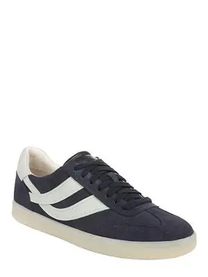 Vince Oasis Leather Sneaker Blue Ink/light Agave