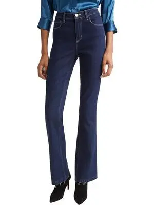 L'Agence Ruth Straight Leg Jeans - Koval